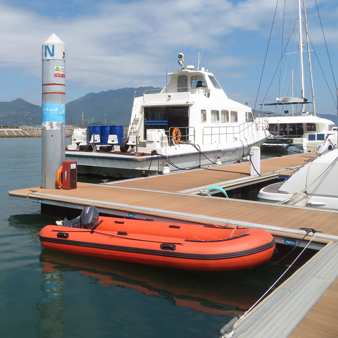 Buy Aluminum Floating Dock Floating Boat Berth Walking Dock Decking ...