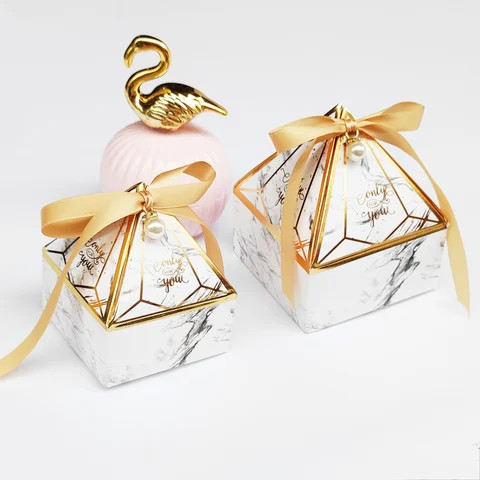 Buy Best-selling White Paper Gift Boxes For Wedding Favors Baby Shower ...