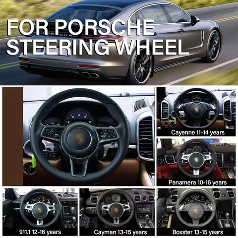 Buy Carbon Fiber Steering Wheel For Porsches Panamera Macan Cayenne ...