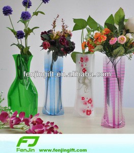 Buy Clear Plastic Flower Vases Foldable from Yiwu Fenjin Import&Export ...