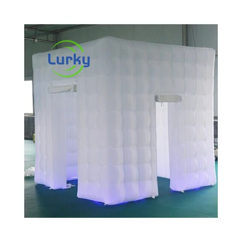 Buy Commercial White Inflatable Photo Booth Tent Inflatable Led 360 ...