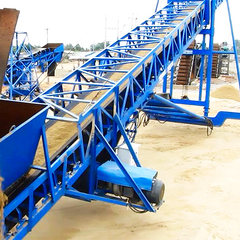 Buy Conveyor Aggregate Belt Conveyor For Aggregate Fixed Mine Rubber ...