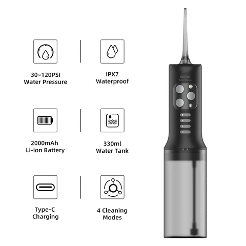 Buy Cordless Water Pick Ipx7 Waterproof Oem/odm Portable Dental Water ...