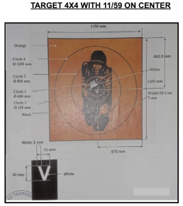 Buy Corrugated Plastic Shooting Target Custom Design Color Size from ...