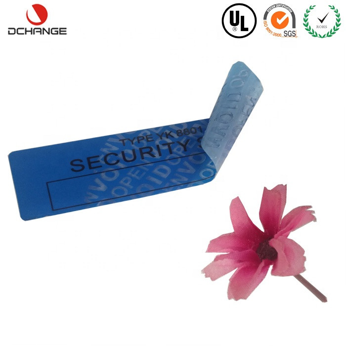 Buy Custom Security Sticker Printing Void Non Transfer Sealed Barcode ...