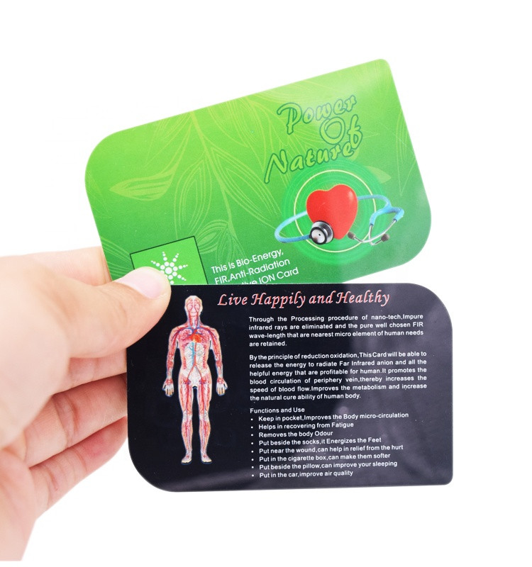 Buy Customize 3000cc Bio-energy-health-card Pvc Health Bio Nano Scalar ...