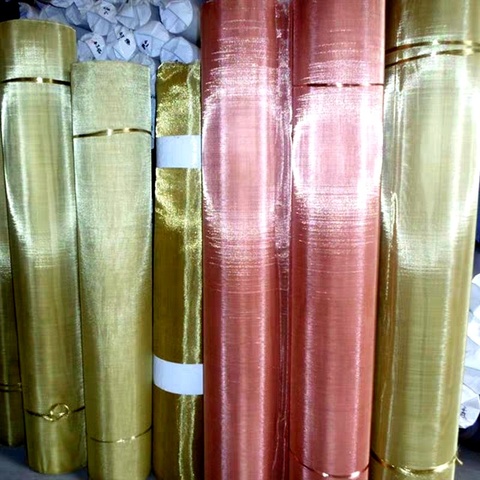 Buy Decorative Faraday Cage Copper Mesh Fencing Filtering Wire Guarding ...