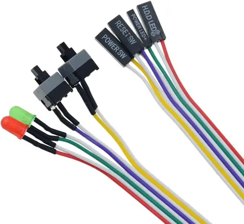 Buy Desktop Computer Pc Case Power Supply On Off Push Button Switch Atx ...