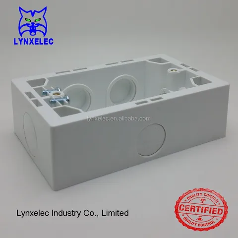 Buy Double Insulated Solid Mounting Block Box Surface Mounting Box from ...