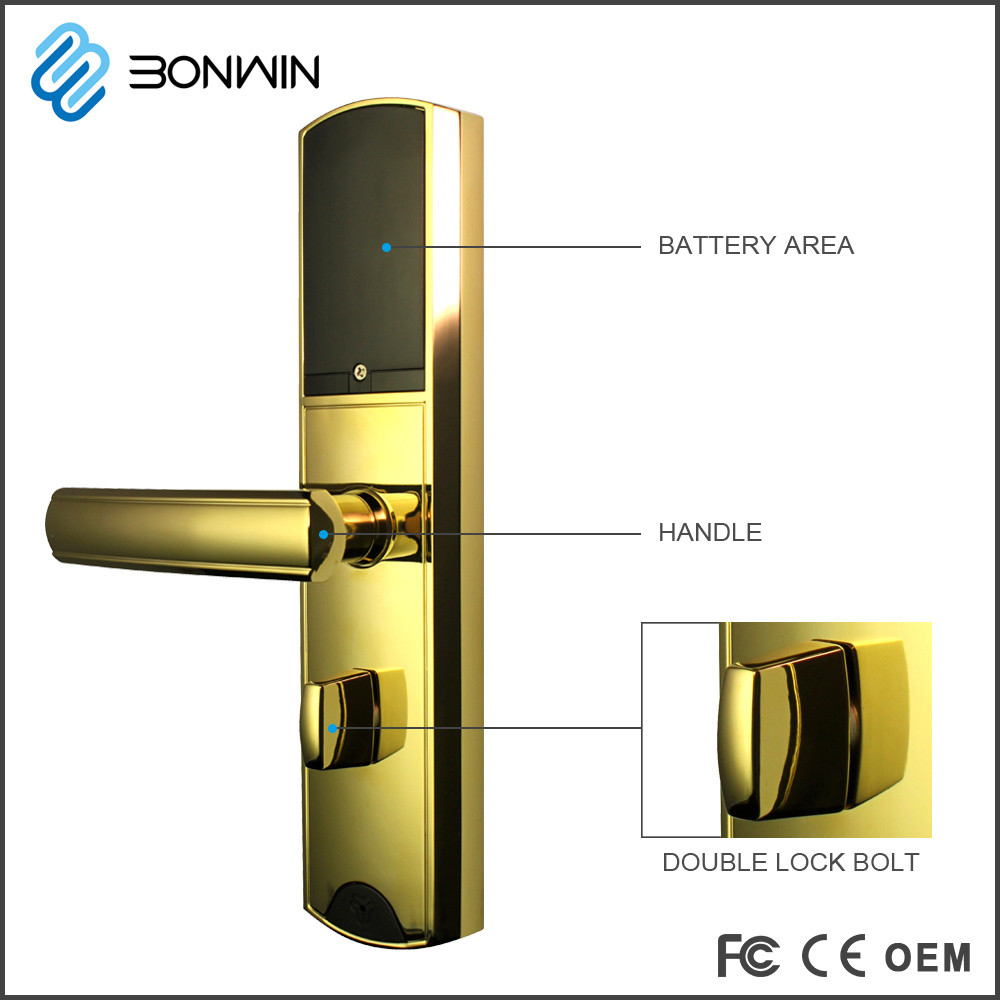 Buy Electronic Hotel Door Lock With Smart Card (bw803sc-g) from Bonwin ...