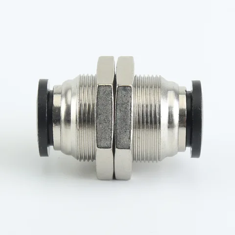 Buy Factory Jpm Double Bulkhead Union Quick Connector One Touch Push To ...