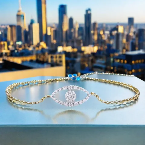 Buy Fine Jewelry 7 Inches Joyas De Plata 925 Original Vvs Moissanite ...