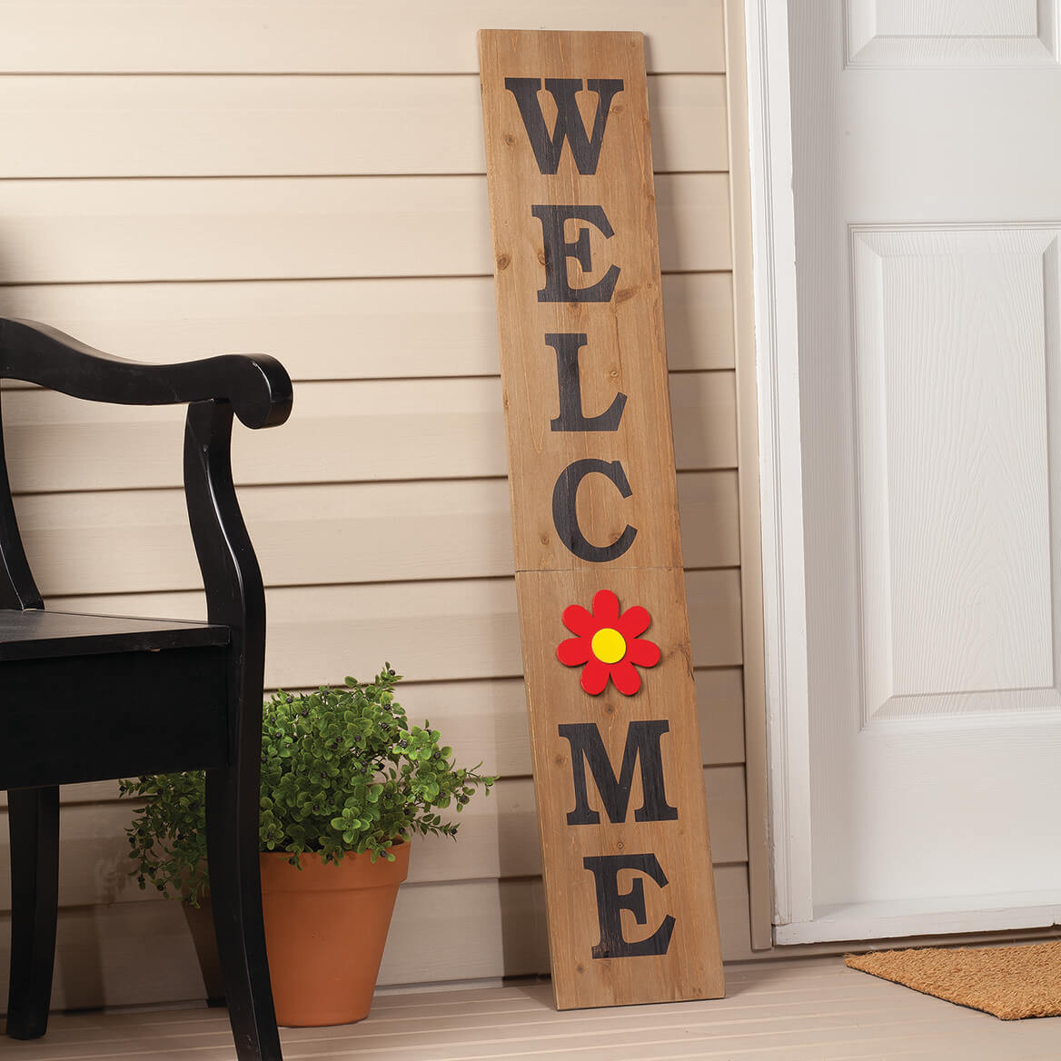 Buy Folding Wooden Welcome Sign Including 10 Interchangeable Holiday ...