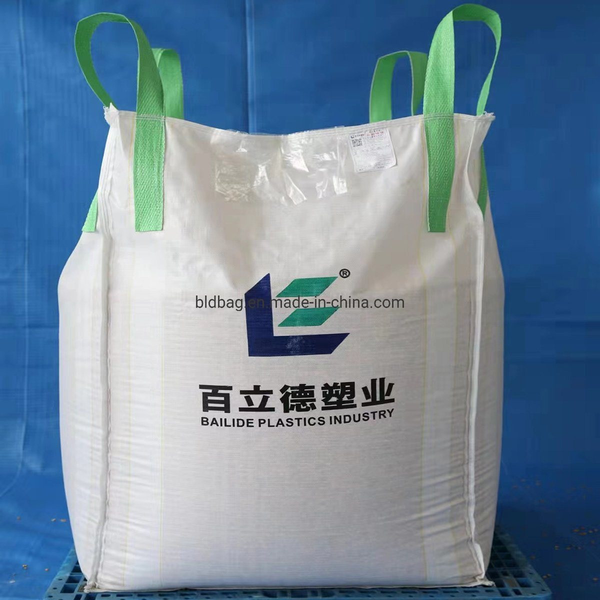 Buy Food Grade 1000kg Super Sack Cross-corner Loops Pp Jumbo Bag Fibc ...