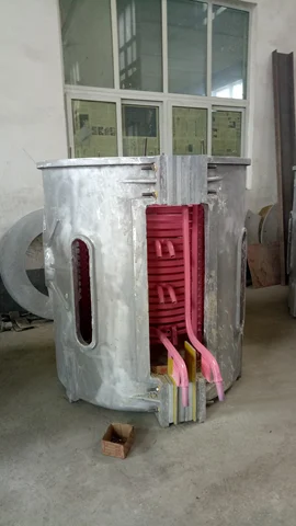 Buy Forging Metal Zinc Melting Pot Induction Furnace For Aluminum Shell ...