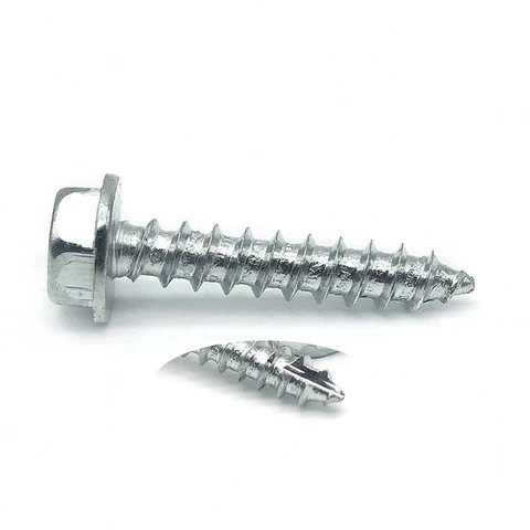 Buy Hex Head Galvanized Wood Screw Wooden Construction Self Tapping ...