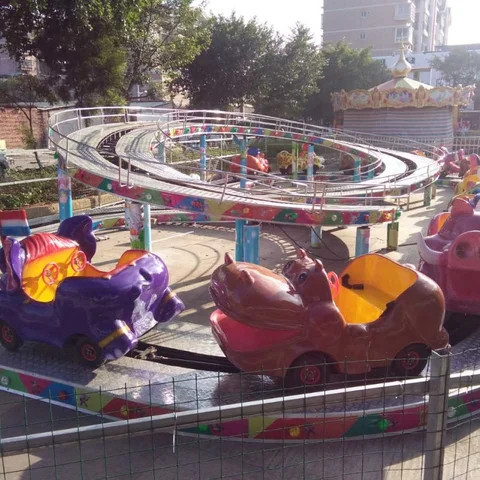 Buy Indoor/outdoor Mini Shuttle Rides Kids Game Track Train Attractions ...