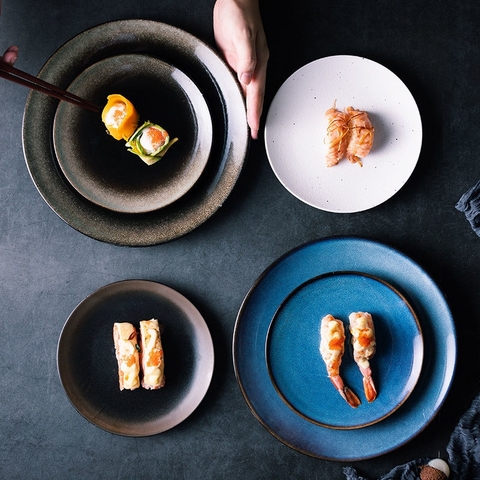Buy Japanese Style Vintage Ceramic Plate Restaurant Plate Homes And ...