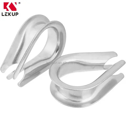 Buy M5 Rope Thimble Rigging Stainless Steel Thimble For 3/16 Steel Wire ...