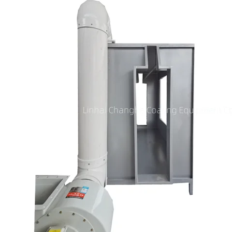 Buy Manual Tunnel Electrostatic Powder Coating Spray Booth Chamber For ...