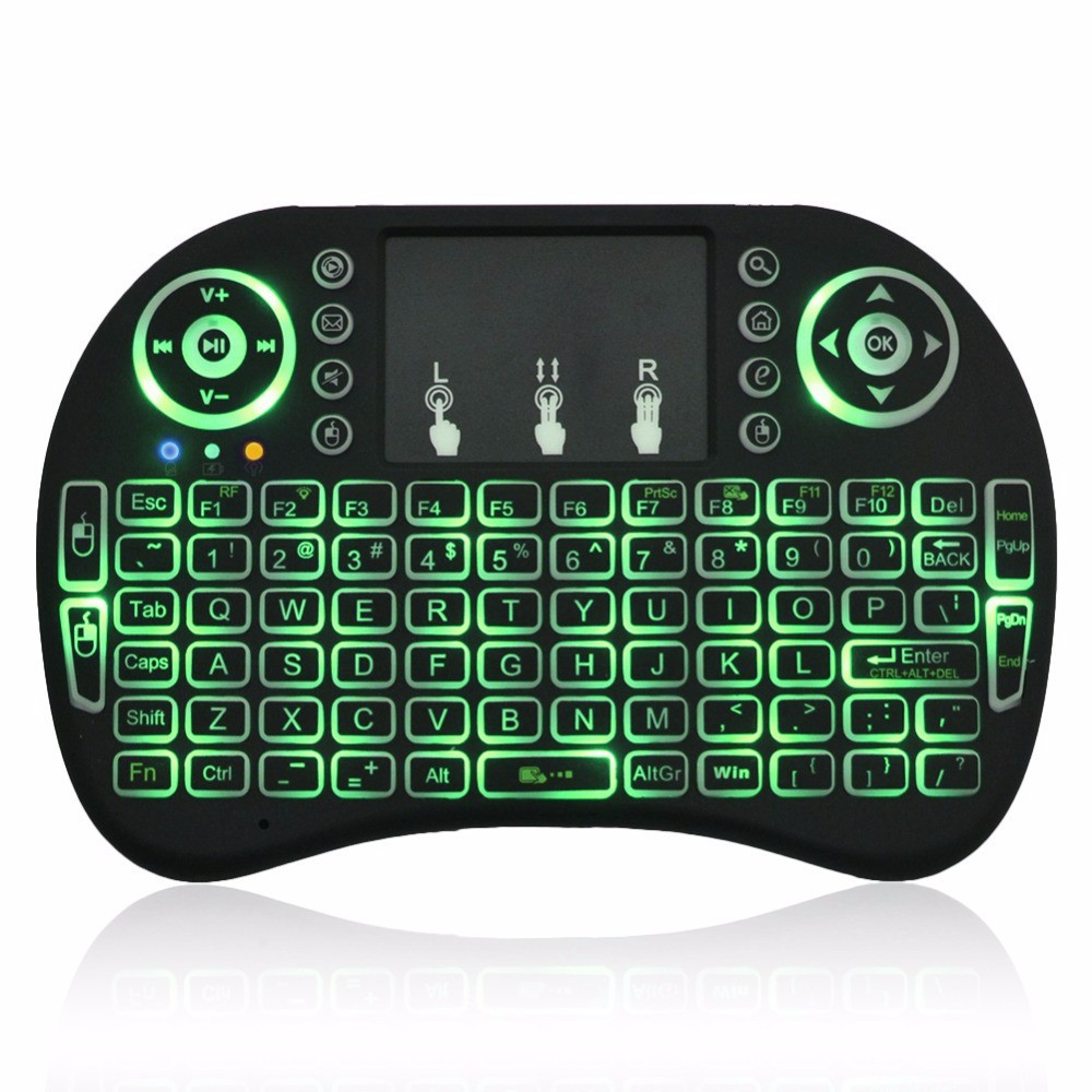 Buy Mini Keyboard I8b Backlight Keyboard 2.4g Mini Wireless Keyboard I8 ...