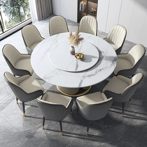 Buy Modern Dining Table And Chairs Nordic Modern Round Marble Small ...