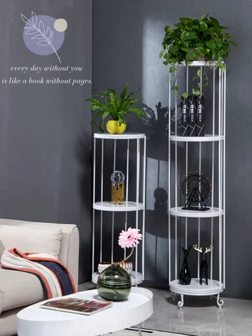 Buy Multi-tier Creative Birdcage Rack For Living Room Indoor Iron ...