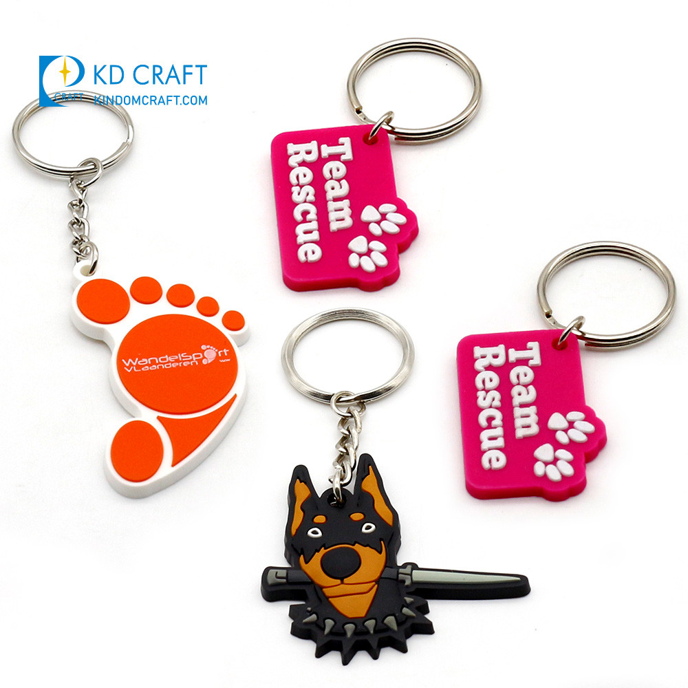 Buy New Arrival Personalized Custom Silicone Rubber Name Keyring Soft ...