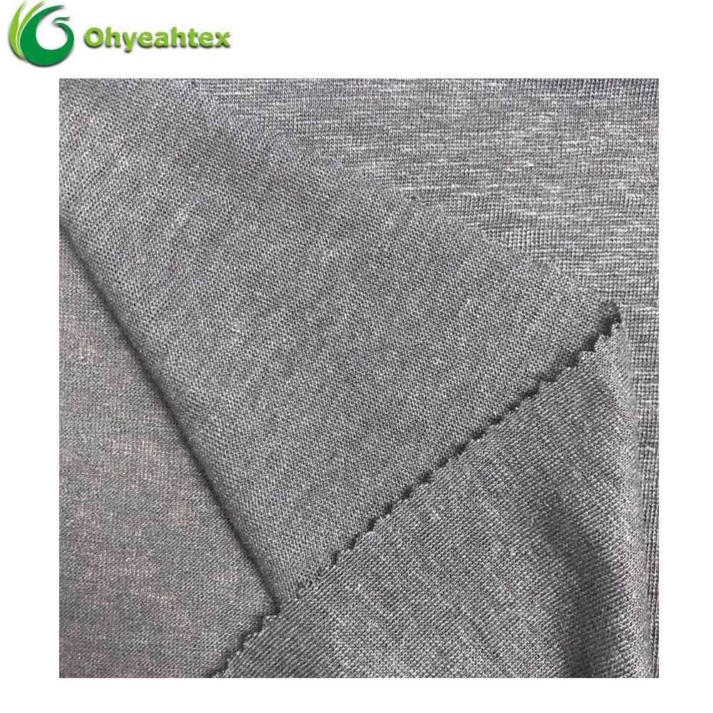 Buy New Hacci Flax Knitting Jersey 100% Linen Fabric For T-shirts from ...
