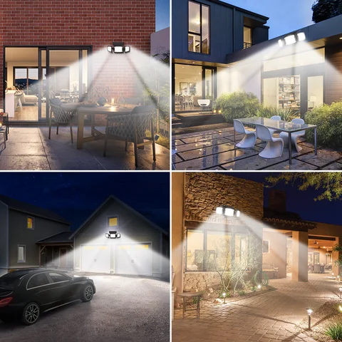 Buy Northland 3 Head Motion Sensor Outdoor Garden Wall Pir Solar ...