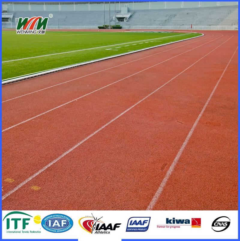 Buy Outdoor Synthetic Rubber Running Track Sports Surface Material from ...