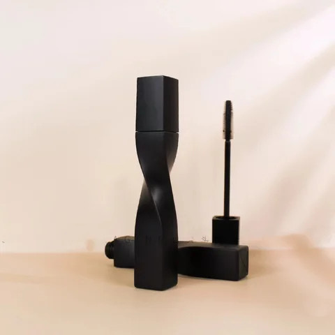 Buy Plastic Mascara Bottle Matte Black Empty Mascara Wand Bottle ...