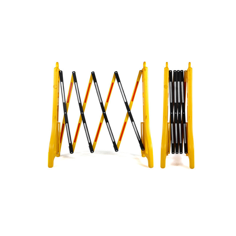 Buy Plastic Portable Road Traffic Fence Expandable Barrier Crowd ...