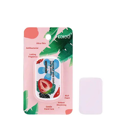 Buy Portable Washing Hand Paper Soap Sheets Mini Disposable Paper Soap ...