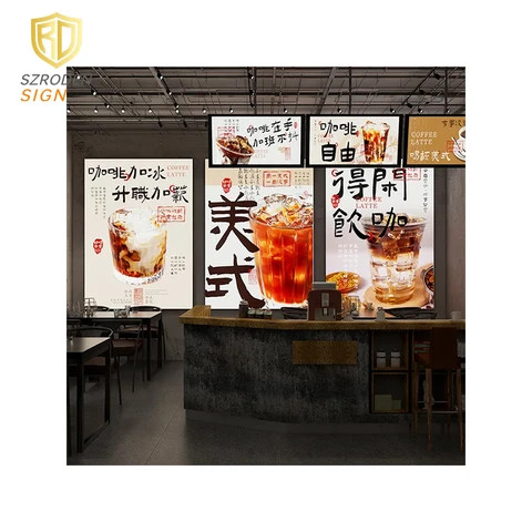 Buy Real Estate Outdoor Window Display Board Magnetic Advertising Menu ...