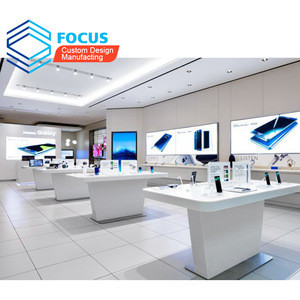 Buy Samsung White Laminate Display Counter Mobile Shop Display Showcase ...