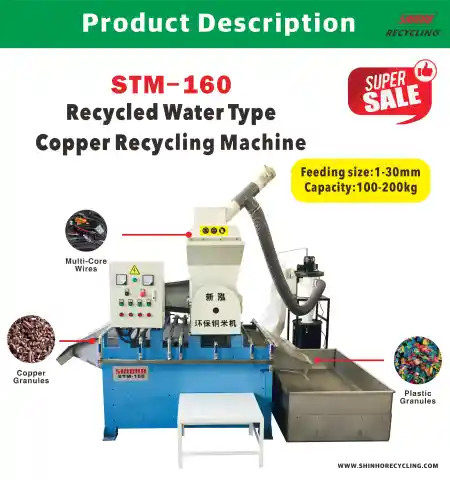 Buy Shinho Automatic High Sorting Rate Copper Recycling Machine All ...