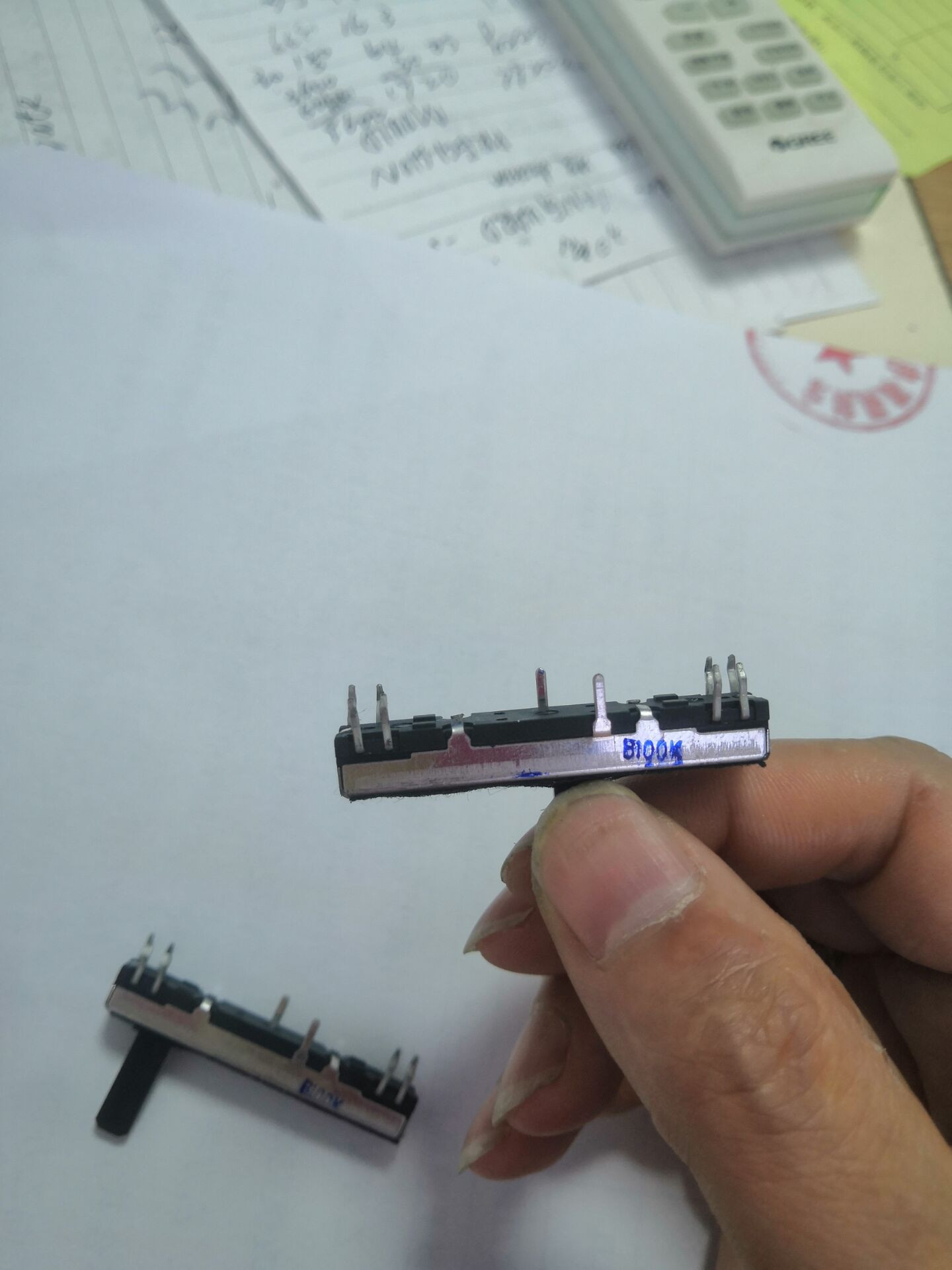 Buy Straight Slide Potentiometer Switch Potentiometer Rotary Variable ...