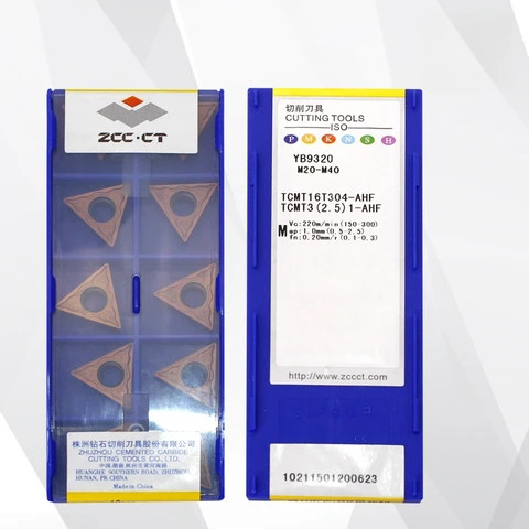 Buy Tcmt Tcmt16t304/tcmt16t308-ahf Yb9320 Zcc.ct Cnc Cutting Inserts ...