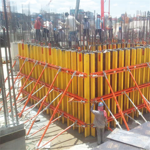 Buy Tecon H20 Wood Wall Formwork Brace Timber Beam With Concrete ...