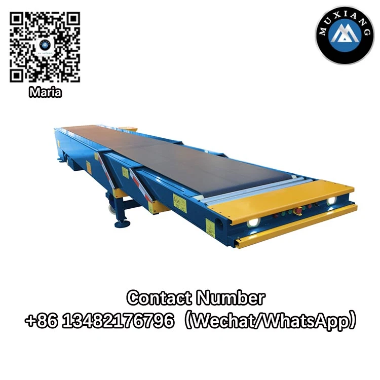 Buy Telescopic Extendable Conveyor Belt / Flexible Truck Loader And ...