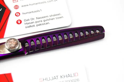 Buy Titanium Coated Chunking Thinning Scissors, Adjustable Screw With ...