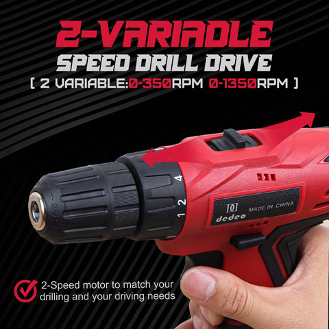 Buy Variety Speed Wireless Power Drills 16.8v Electric Handheld Tools ...