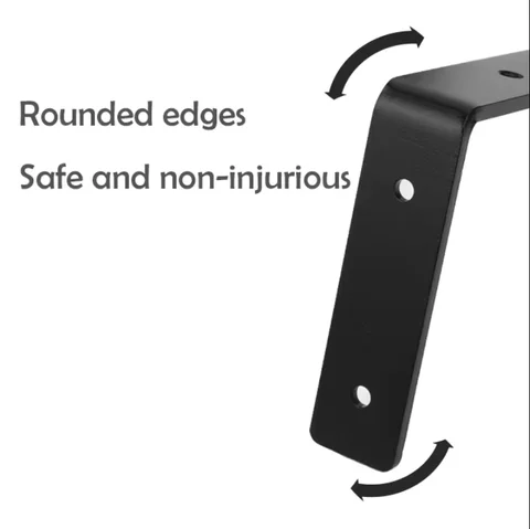Buy Wholesale Heavy Duty Diy Floating Metal Wall Hanger L-shape Support ...