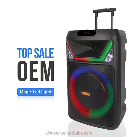 Buy Zqs1505 Professional Big Power 15 Inch Bt Stereo Hifi Wooden Wireless Karaoke Speaker With ...