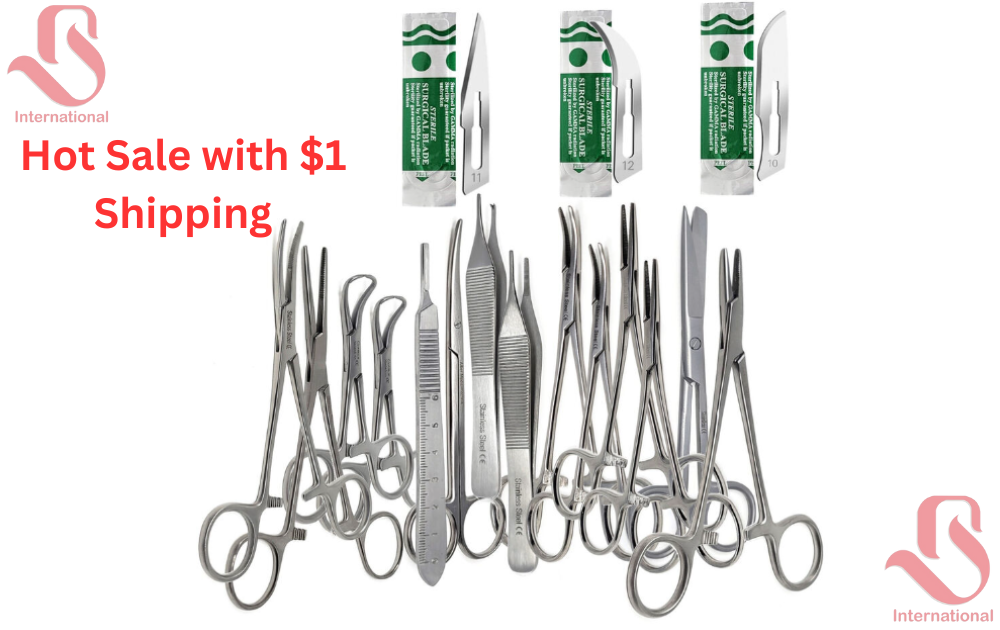 Buy Suture Surgical Instruments Set | Needle Holders, Scissors ...
