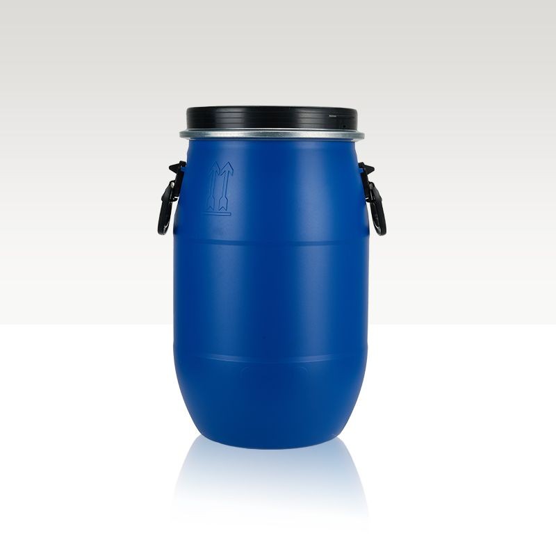 Buy 25 Liters Blue Stacking Plastic Drum Container,open-top Drums from ...
