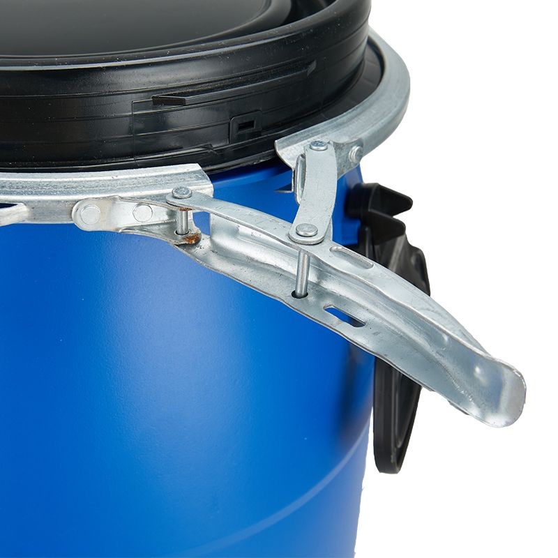 Buy 25 Liters Blue Stacking Plastic Drum Container,open-top Drums from ...