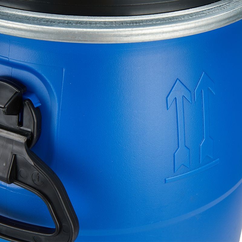 Buy 25 Liters Blue Stacking Plastic Drum Container,open-top Drums from ...