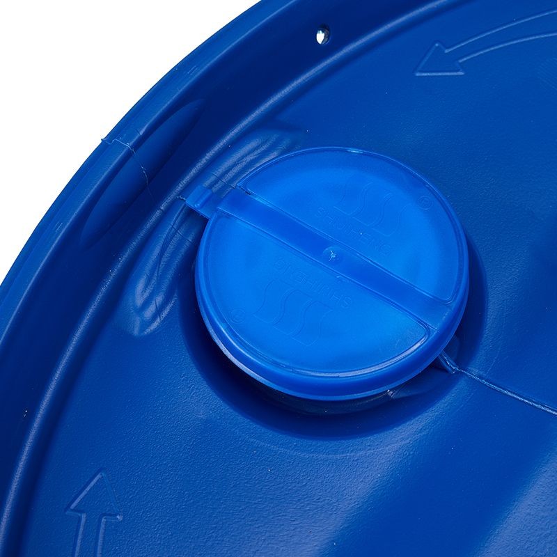 Buy 200 Liters Stacking Plastic Drum Container,plastic Flange Bucket ...